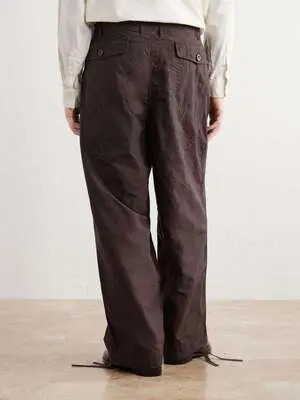 CASEY CASEY Abel Wide-leg Cotton Trousers