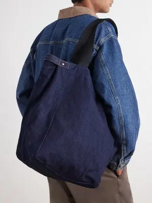 Nn07 Grip 90026 Denim Tote Bag - Blue