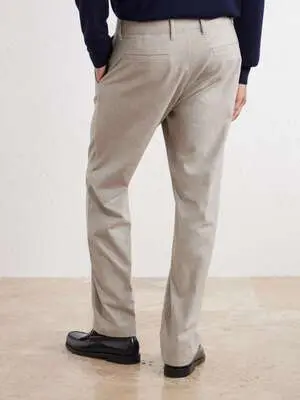 Nn07 Aden 1067 Straight-leg Recycled Grain De Poudre Trousers