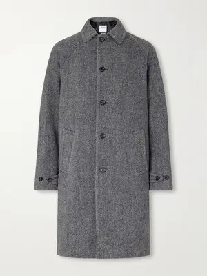 VALSTAR Vittorio Virgin Wool Twill Coat - Gray