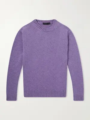 SAMAN AMEL Cashmere Sweater - Purple
