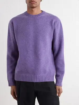 SAMAN AMEL Cashmere Sweater - Purple