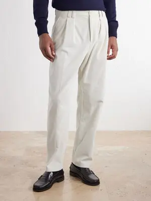 Canali Straight-leg Cotton-corduroy Trousers