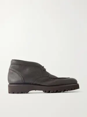 John Lobb Field Full-grain Leather Desert Boots