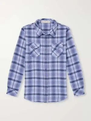 GOD'S TRUE CASHMERE Checked Cashmere Shirt
