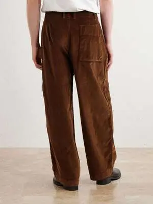 CASEY CASEY Albello Straight-leg Cotton-corduroy Trousers