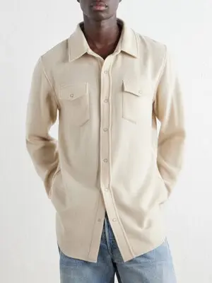 GOD'S TRUE CASHMERE Cashmere Shirt - Neutrals