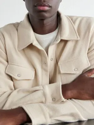 GOD'S TRUE CASHMERE Cashmere Shirt - Neutrals