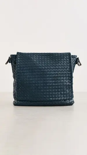 Shopbop Bottega Veneta Intrecciato Calfskin Tote Bag - Blue