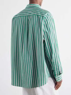Loewe Striped Cotton-poplin Shirt