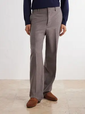Gabriela Hearst Harold Straight-leg Wool And Cashmere-blend Trousers