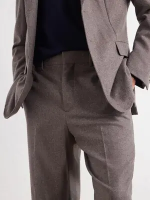 Gabriela Hearst Harold Straight-leg Wool And Cashmere-blend Trousers