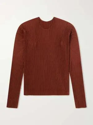 Issey Miyake Panelled Pleated T-shirt