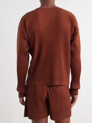 Issey Miyake Panelled Pleated T-shirt