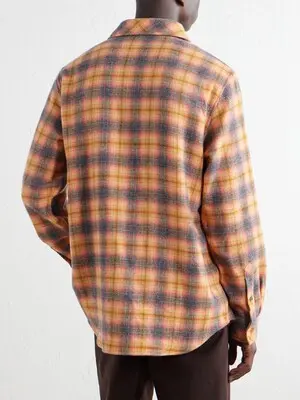 GOD'S TRUE CASHMERE Checked Cashmere Shirt