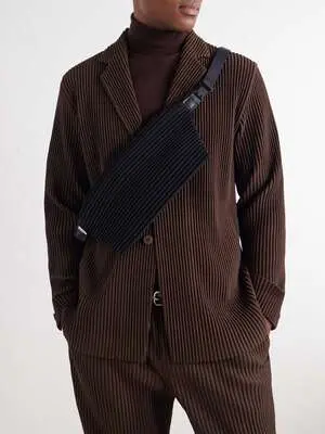 Issey Miyake Slim Pleated Belt Bag