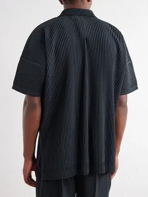 Issey Miyake August Plissé Shirt - Green