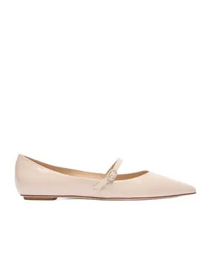 STUART WEITZMAN Emilia Mary Jane Flats - Glaze