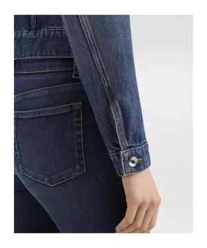 Dolce & Gabbana Brooch-embellished Denim Jacket