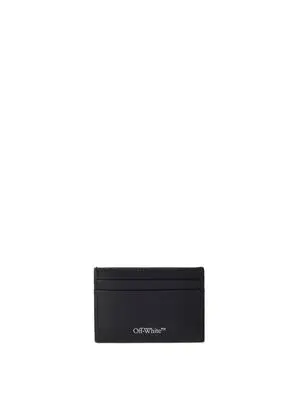 Off-White Diagonal Stripe Detailed Card Case