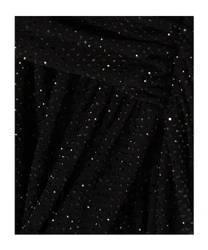 Alexandre Vauthier Asymmetric Ruched Crystal-embellished Stretch-jersey Gown