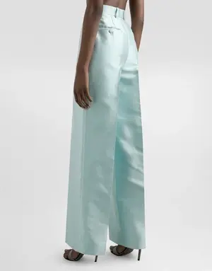 Dolce & Gabbana Shantung Silk Trousers