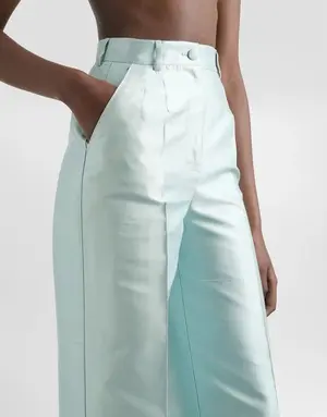 Dolce & Gabbana Shantung Silk Trousers