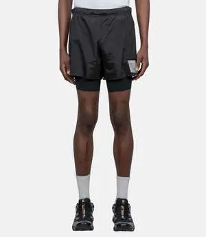 Satisfy Layered-design Shorts