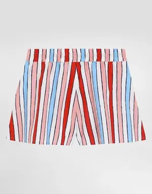 Dolce & Gabbana Starfish Striped Shorts