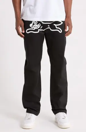 ICECREAM Strawberry Fit Pull-on Prep Pants - Black