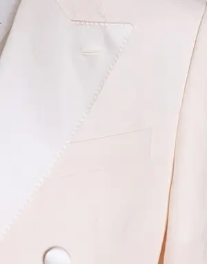 Dolce & Gabbana Double-breasted Suit In Linen Canvas