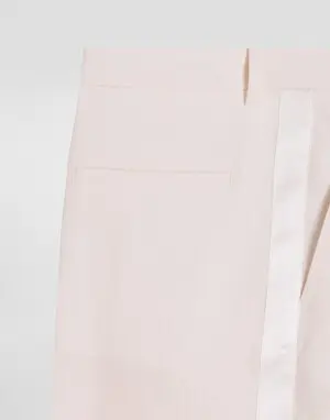 Dolce & Gabbana Double-breasted Suit In Linen Canvas