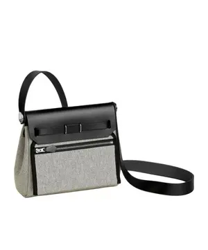 Hermès Colorblock Mini Herbag Zip 20 Shoulder Bag