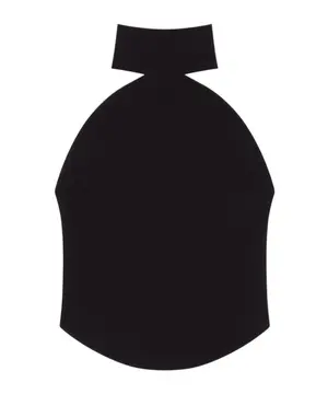 COURREGES Sleeveless Top - Black