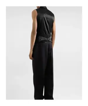 Dolce & Gabbana Satin-lapel Sleeveless Vest