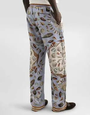 Dolce & Gabbana Shell-print Pajama Trousers