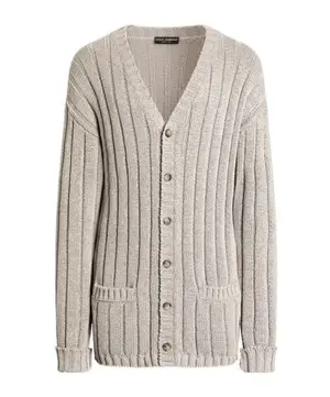 Dolce & Gabbana Cotton-blend Cardigan - Nude