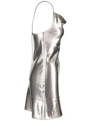 ROTATE BY BIRGER CHRISTENSEN Metallic Lamé Minidress