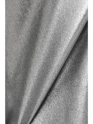 ROTATE BY BIRGER CHRISTENSEN Metallic Lamé Minidress