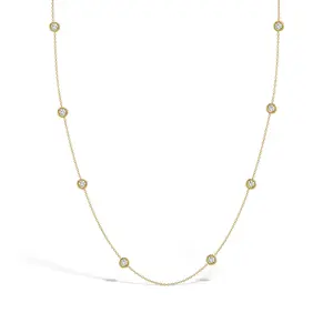 IN SEASON JEWELRY Cz Station Necklace