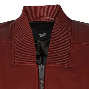 Phoebe Philo Zip-front Leather Bomber Jacket