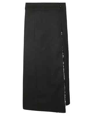 Rabanne Asymmetric Side Slit Skirt