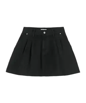 Carhartt Work In Progress Billie Single Knee Pleated Mini Skirt - Black