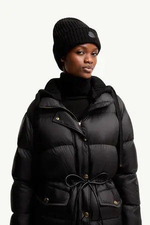 Moncler Wool Cashmere Blend Beanie