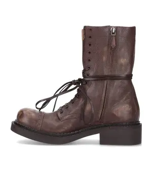 Miu Miu Leather Laced Boots