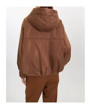Marella Zip-up Hooded Casual Jacket