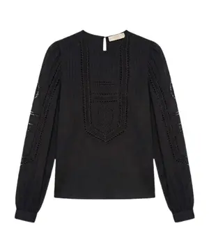 Ulla Johnson Long-sleeved Top - Black