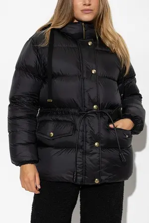 Moncler Diaphane Hooded Down Jacket - Black