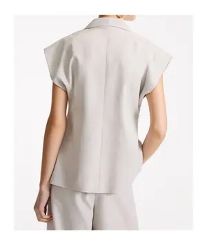 Marella Single-button V-neck Vest