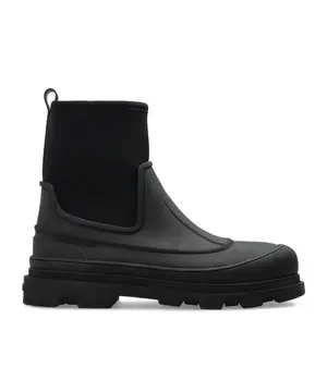 Moncler Round-toe Short Boots - Black